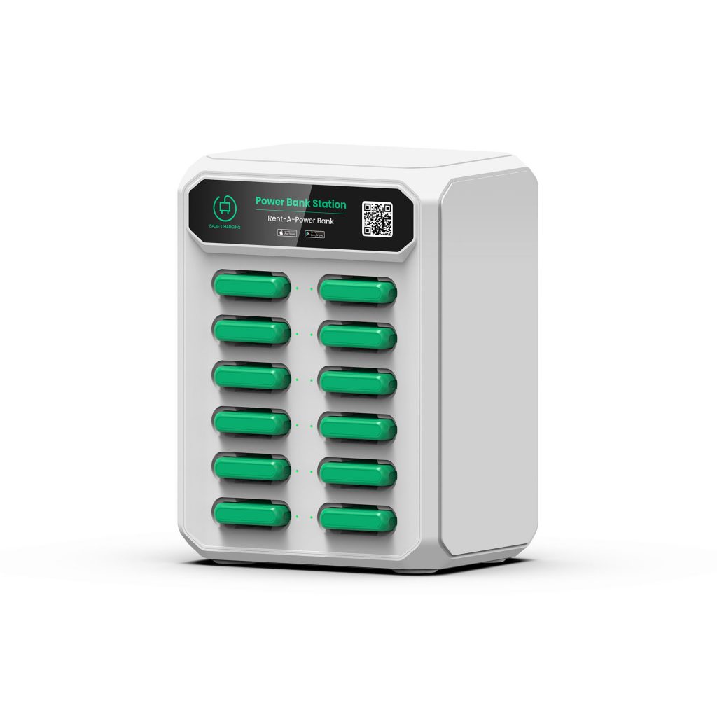 Bajie 12-slot desktop rental station without screen power bank sharing ...