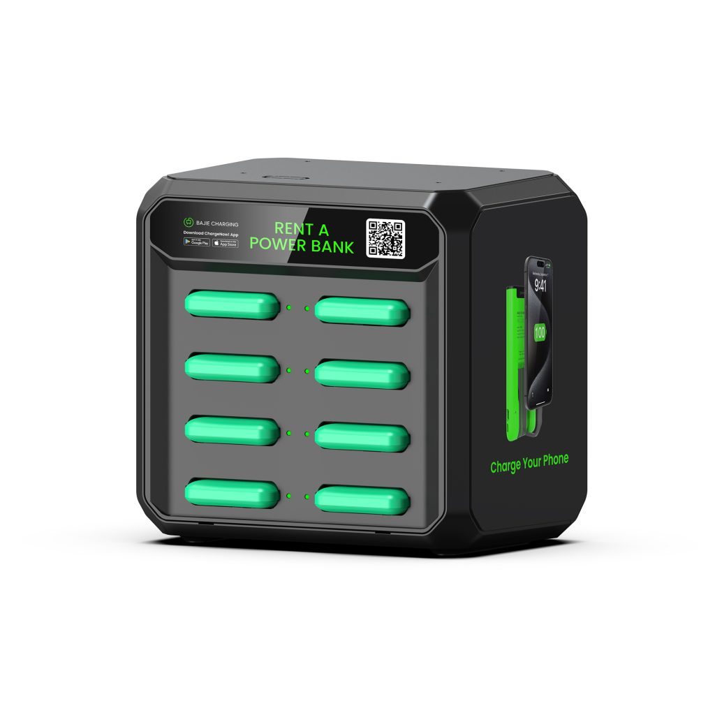 8-slot & without screen& desktop shared power bank rental station ...