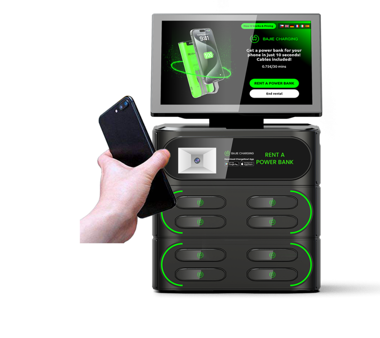 Shared power bank rental station | Cell phone charging stations - BAJIE ...